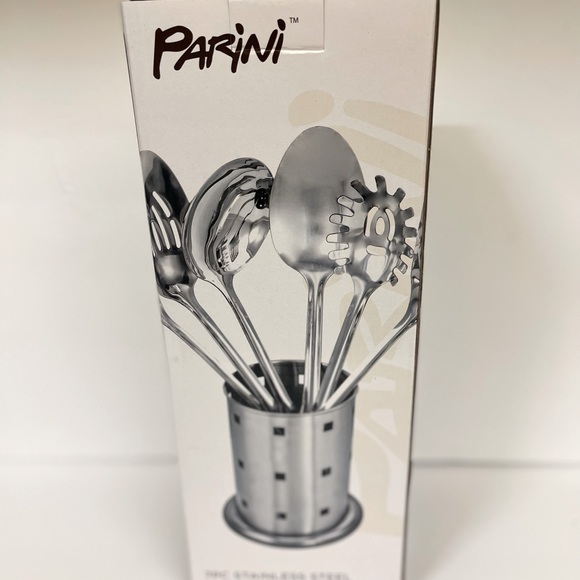Panini | Kitchen | Parini Cookware 7 Piece Stainless Steel Utensil Set ...